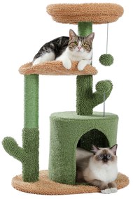 Vertikální šplhadlo / škrabadlo pro kočky v designu "kaktus"