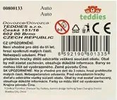 TEDDIES Auto sportovní 6 ks 8 cm / Hračka / Kov/plast / Volný chod / o