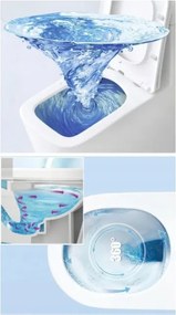 Laveo Laveo, závěsný set pod omítku Akan + závěsná WC mísa Desna s toaletním sedátkem z duroplastu, Vortex splachování, bílá lesklá, LAV-SETDESNABK
