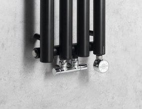 Sapho Pilon otopné těleso 270 x 1800 mm se čtyřmi háčky pro ručník černá mat IZ122T