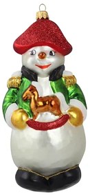 Vánoční figurka sněhulák pirát