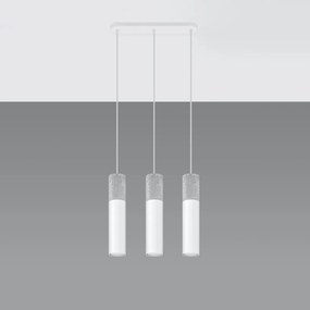 Sollux Lighting Závěsné svítidlo BORGIO 3L bílé