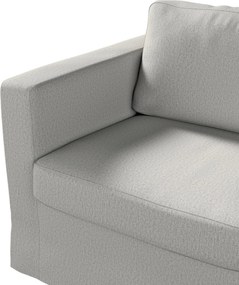 Potah na pohovku IKEA  Karlstad 2-místná , nerozkládací, dlouhý barva šedá látka pletený vzor