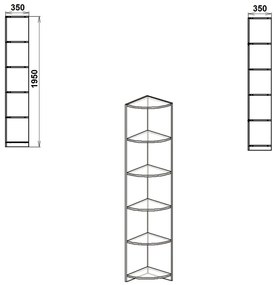 Vomaks Regál-2 bílá