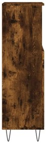 Petromila Koupelnová skříňka kouřový dub 30x30x100 cm kompozitní dřevo