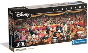 Clementoni - Puzzle 1000 Panorama Disney Orchestr