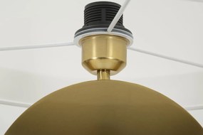 Stojací lampa Coiny 151 cm bílá/zlatá