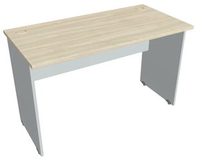 Stůl pracovní rovný 120 cm - Hobis Gate GE 1200 Dekor stolové desky: akát, Dekor lamino podnože: šedá