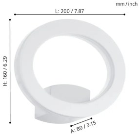 Eglo 96274 - LED venkovní nástěnné svítidlo EMOLLIO LED/10W/230V IP44