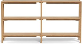 ACTONA Knihovna BRAIDWOOD dub 169x30 cm