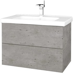 Dřevojas koupelnová skříň VARIANTE SZZ2 80 (umyvadlo Harmonia) Barevné provedení: N07 Stone