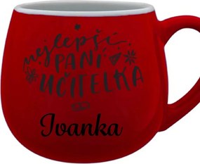 Personalizovaný keramický hrneček - NEJLEPŠÍ PANÍ UČITELKA