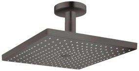 Hansgrohe Raindance E - Hlavová sprcha, 30x30 cm, EcoSmart, kartáčovaný černý chrom 26251340