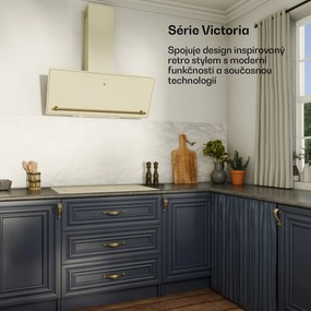 Klarstein Victoria indukční varná deska | 5 varných zón | Retro design | 11500 W | 77 cm