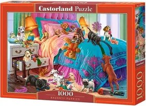 Castorland 104475 Puzzle Neposedná štěňata / 1000 dílků / od 9 let