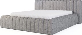Postel Carilla + kovový rám/plynový zvedák/úložný prostor 140x200 Royal 18 béžová 160 x 200