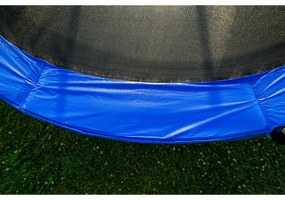 Trampolína G21 SpaceJump, 366 cm, modrá, s ochrannou sítí + schůdky zdarma