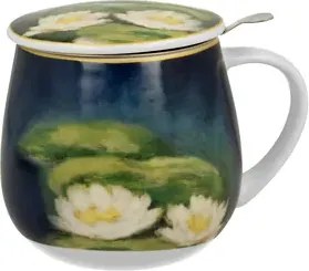 Porcelánový hrnek Monet Nenufars 430 ml se stíkem vícebarevný