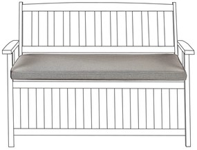 Sedací polštář na lavičku 108 x 45 cm šedý SOVANA Beliani