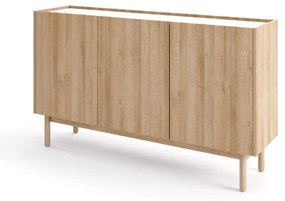 Boho vysoká komoda, třídveřová (K144/83), dub riviera