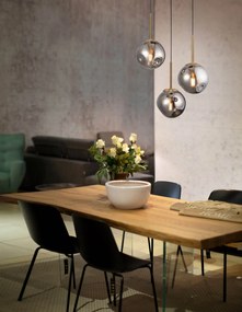 LED lustr Spada 40 chrom