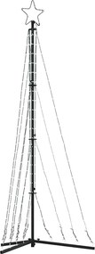 LED vánoční stromek 339 teple bílých LED 182 cm 3307645