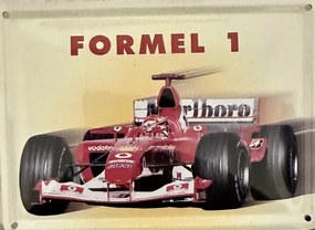 Plechová cedulka Formule 1 Malrboro