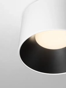 LED bílo-černé designové stropní svítidlo Atil