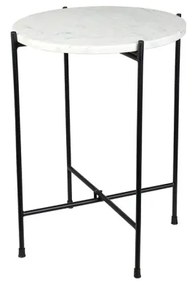 Kulatý konferenční stolek Amancio, Barva:: černá / černý mramor