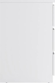 Bílá komoda 77x76x50 cm Naia – Tvilum
