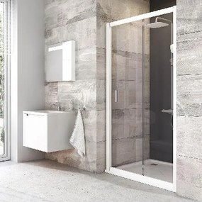 Ravak Blix - Sprchové dveře, 1170-1210 mm, bílá/čiré sklo 0PVG0100Z1