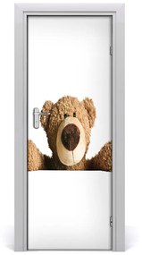 Samolepící fototapeta na dveře Plyšový medvídek 95x205 cm