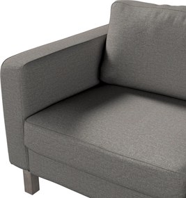 Potah na pohovku IKEA  Karlstad 2-místná, nerozkládací, krátký barva šedá látka pletený vzor