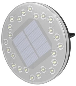 Immax 08496L-SADA 4xLED Venkovní solární osvětlení se senzorem 0,048W/2V IP68