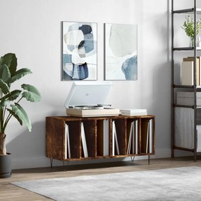 vidaXL Skříňka na LP desky 100x38x48 cm kompozitní dřevo [831754] Barva: Černá