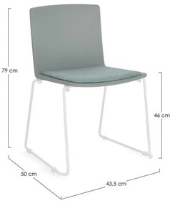 BIZZOTTO Jídelní židle GIULIA zelená 0733441