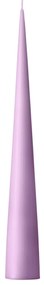 ester & erik Svíčka Cone 37 cm – 07 Crocus Delight, fialová barva, vosk