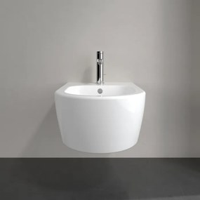 VILLEROY & BOCH Villeroy &amp; Boch AVENTO - Závěsný bidet, 370x530 mm, s přepadem, bílá alpin 54050001