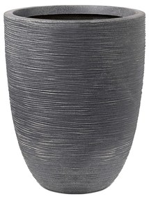 Capi Waste Rib NL Vase Elegant Low Terrazzo Grey Ø 46 cm / V 58 cm