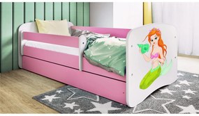 Dětská postel Babydreams mořská panna růžová