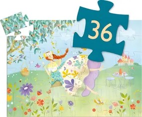 DJECO Puzzle Jarní princezna / 36 dílků / 42x30 cm
