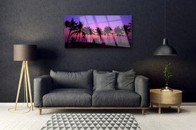 akrylový obraz Palmy Stromy Krajina 100x50 cm