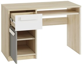 Casarredo - Komfort nábytek Psací stůl REPENS 14, buk fjord/bílá/šedá