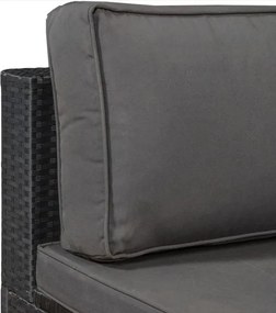 Juskys Sedací souprava Nassau tmavě-šedá