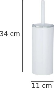 Nádoba na WC INCA WHITE + štětka WC, WENKO