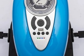 LEAN CARS Elektrická tříkolka LL6688 modrá 24V