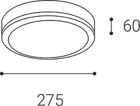 LED2 5233953ZB LED2 Stropní venkovní svítidlo KERY, B ZIGBEE 18W 3CCT 3000K/4000K/5700K černá - LED2 Lighting