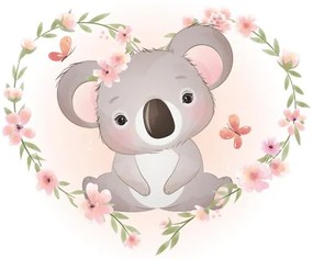 Plakát Koala v květinách