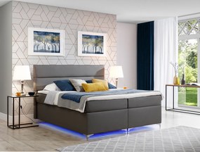 Boxspring Amadeo 180x200 s LED podsvícením Materiál / Dekor: Soft 29