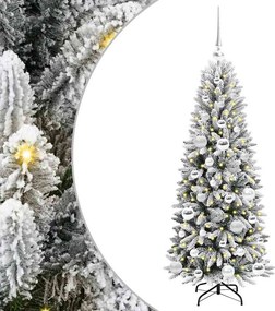 Umělý vánoční stromeček Bílá 120 cm PVC, plast, ocel a PE 3396026